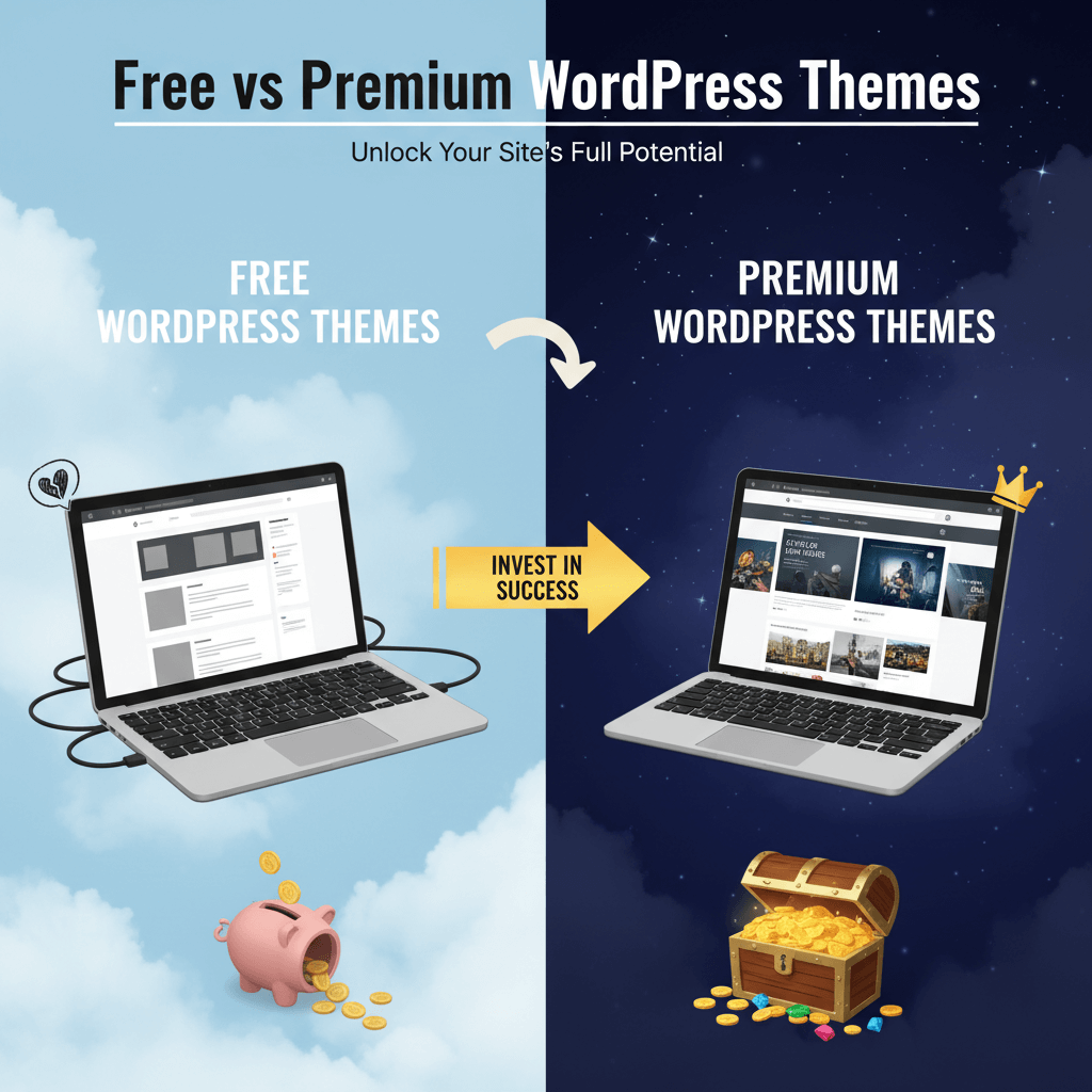 Free vs Premium WordPress Themes – Income Yawe