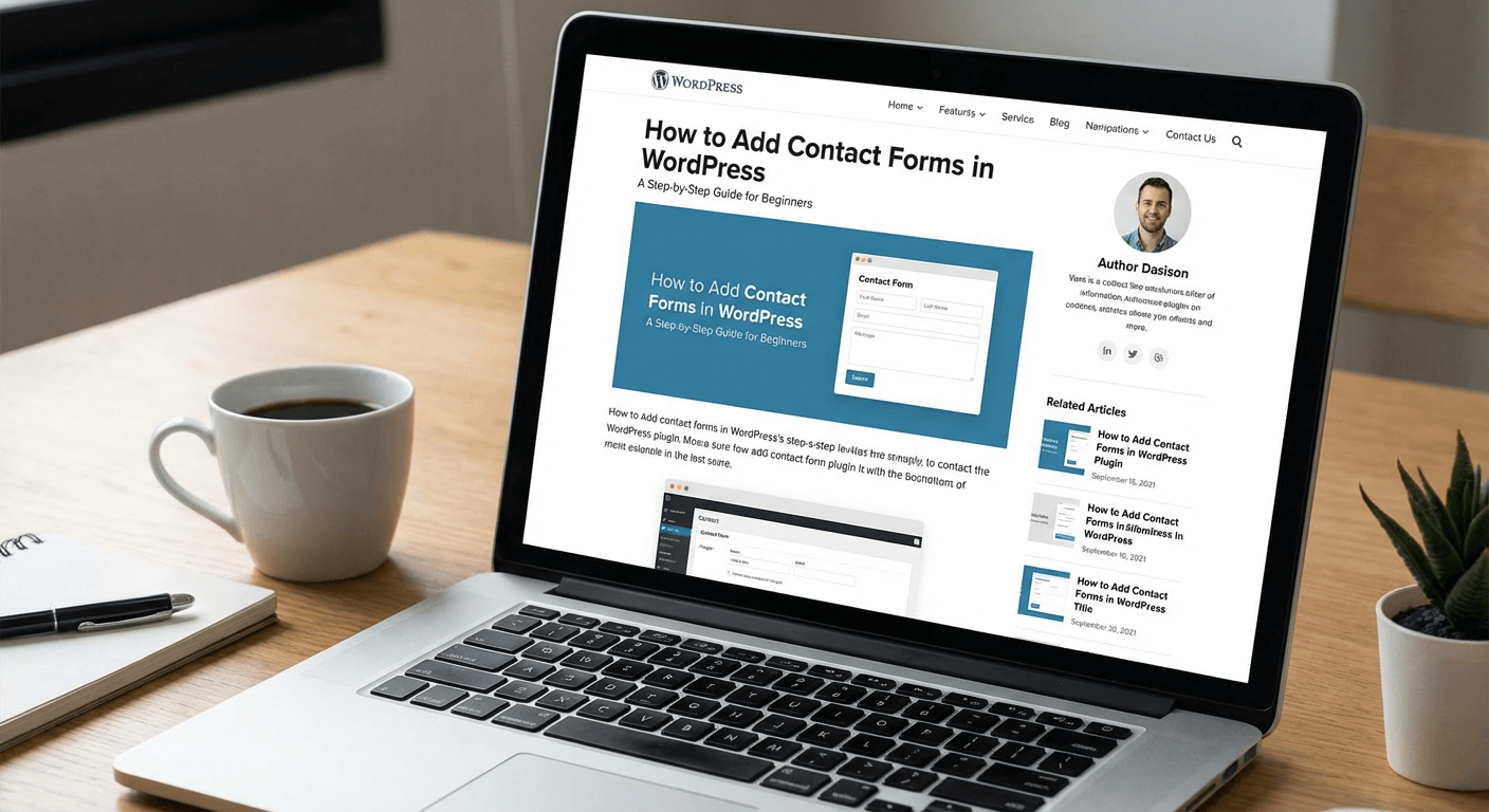 How to Add Contact Forms in WordPress – Income Yawe