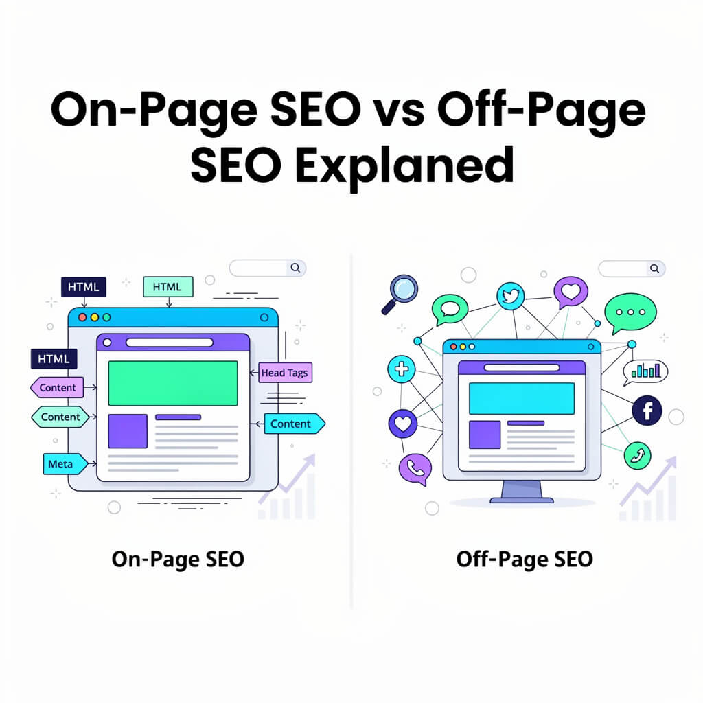 On-Page SEO vs Off-Page SEO Explained – Income Yawe